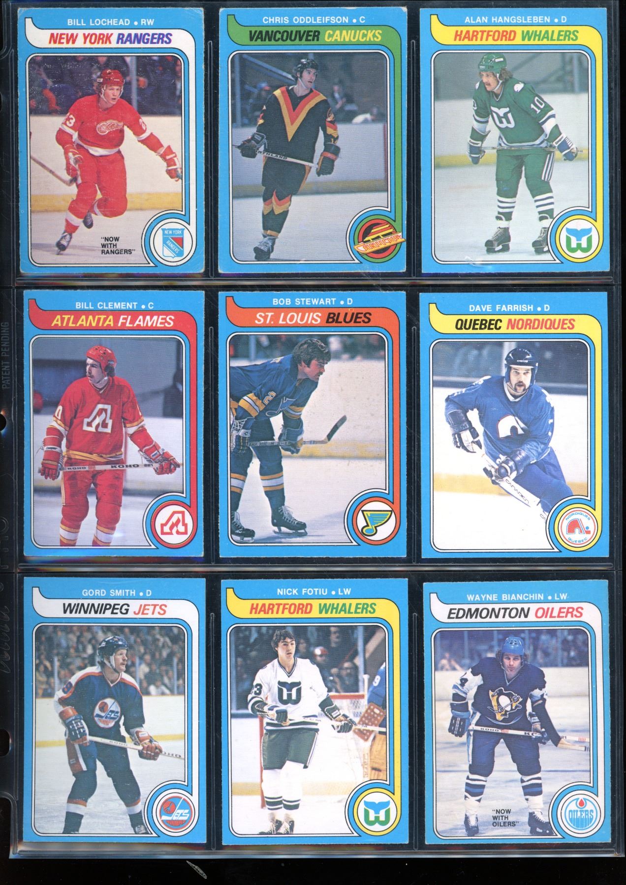Lot Of 9 Vintage 1979-80 OPC Hockey Cards Various Players & Teams