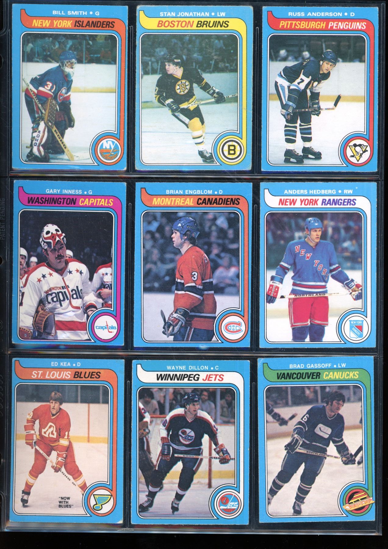 Lot Of 9 Vintage 1979-80 OPC Hockey Cards Various Players & Teams