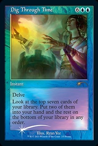 Magic the Gathering Dig Through Time Retro Frame FOIL Love Your LGS 2021