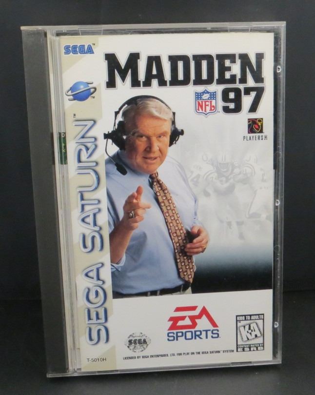 Madden NFL 97 (Sega Saturn 1996) Complete With Manual