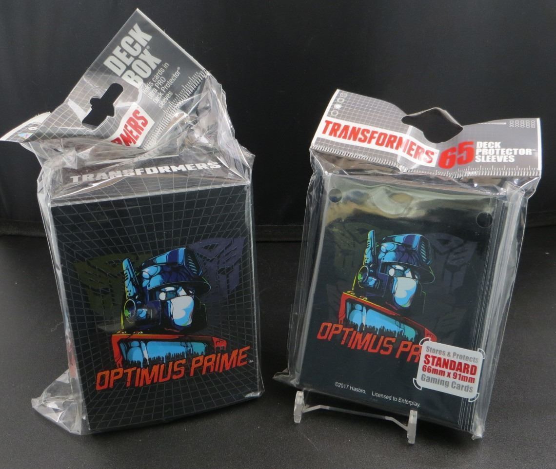 New Transformers 80 Card Deck Box & 65 Deck Protector Sleeves