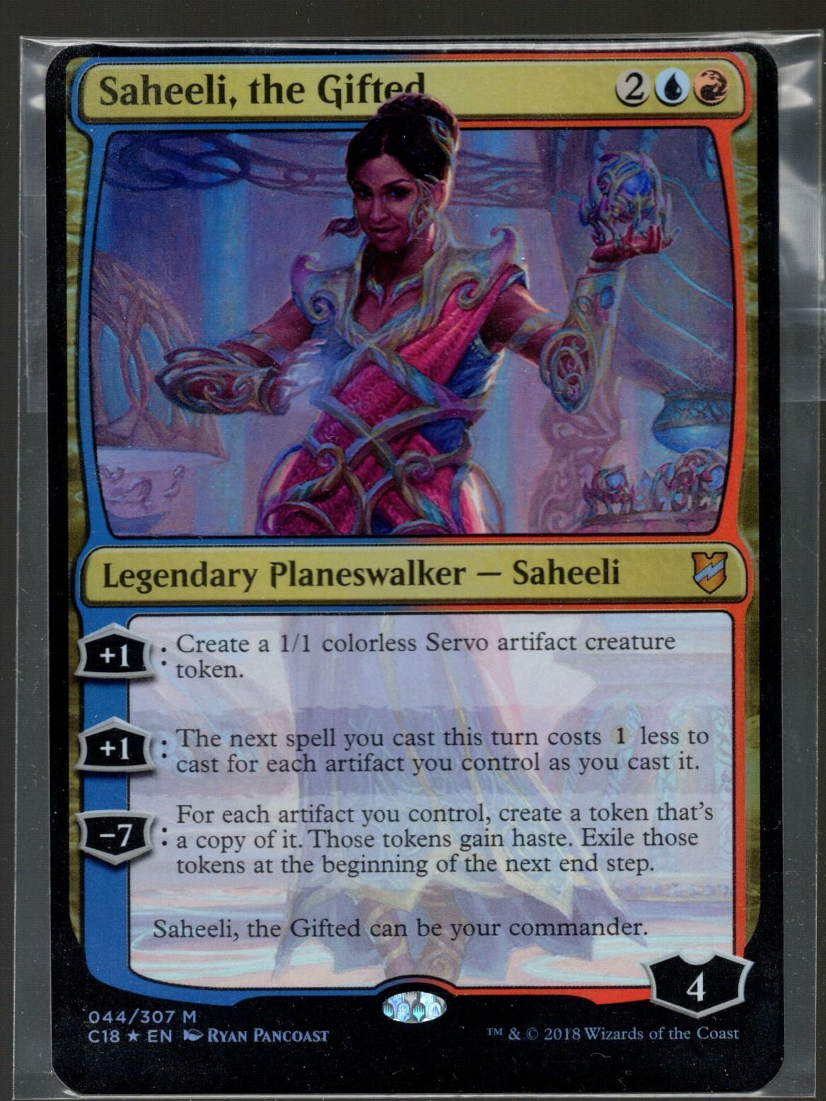MTG Oversized Card Saheeli, The Gifted FOIL