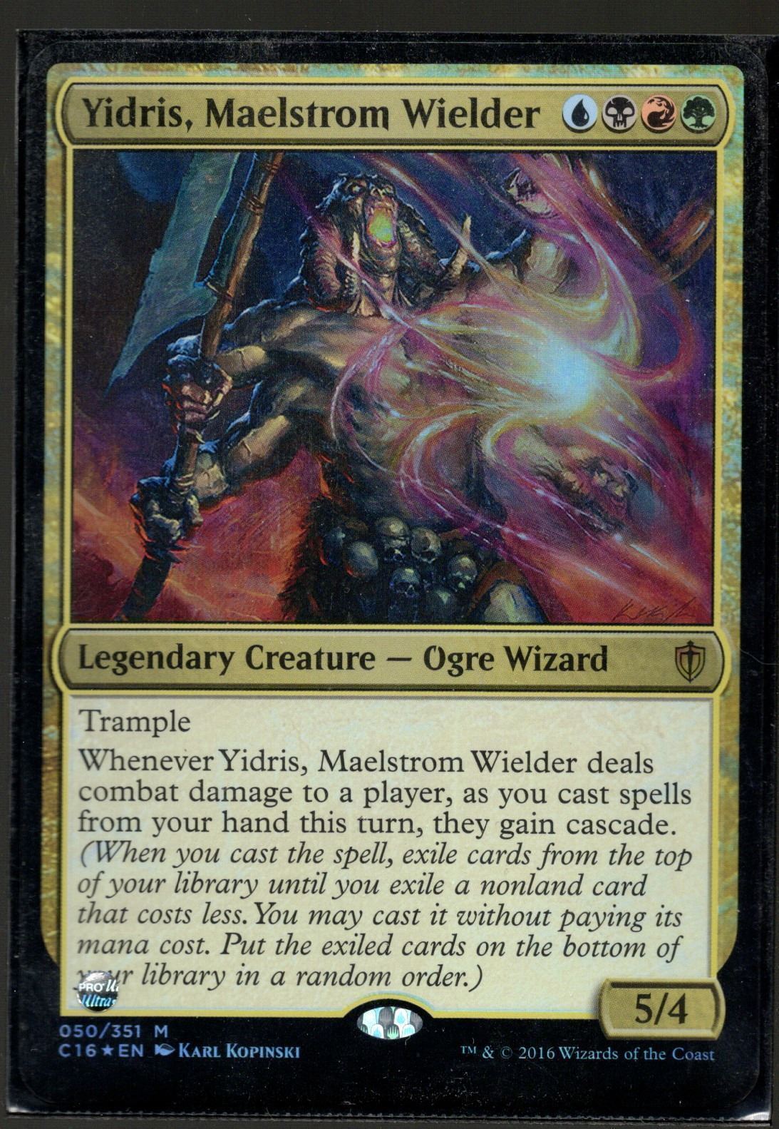 MTG Oversized Card Yidris, Maelstrom Wielder FOIL