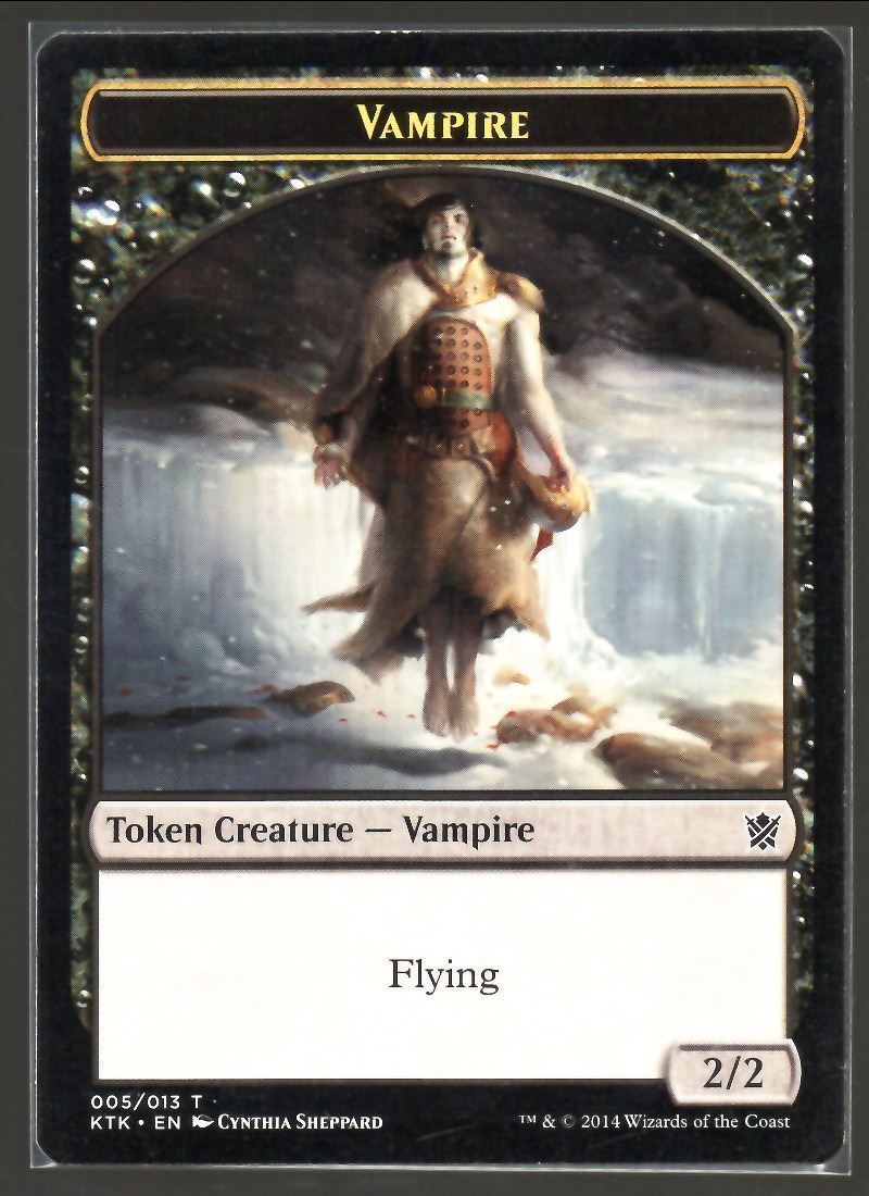 Magic The Gathering Vampire Token Khans of Tarkir