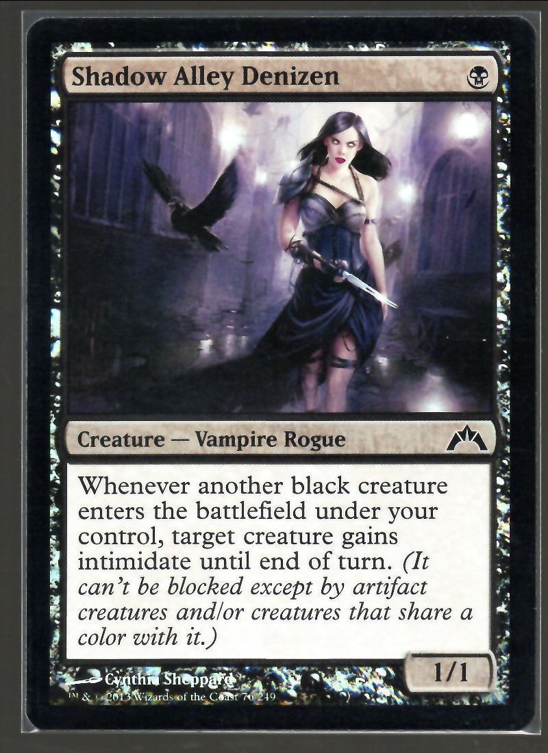 Magic the Gathering Shadow Alley Denizen FOIL Gatecrash