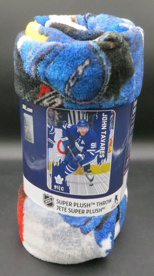 New Toronto Maple Leafs John Tavares 46" x 60" Super Plush Throw
