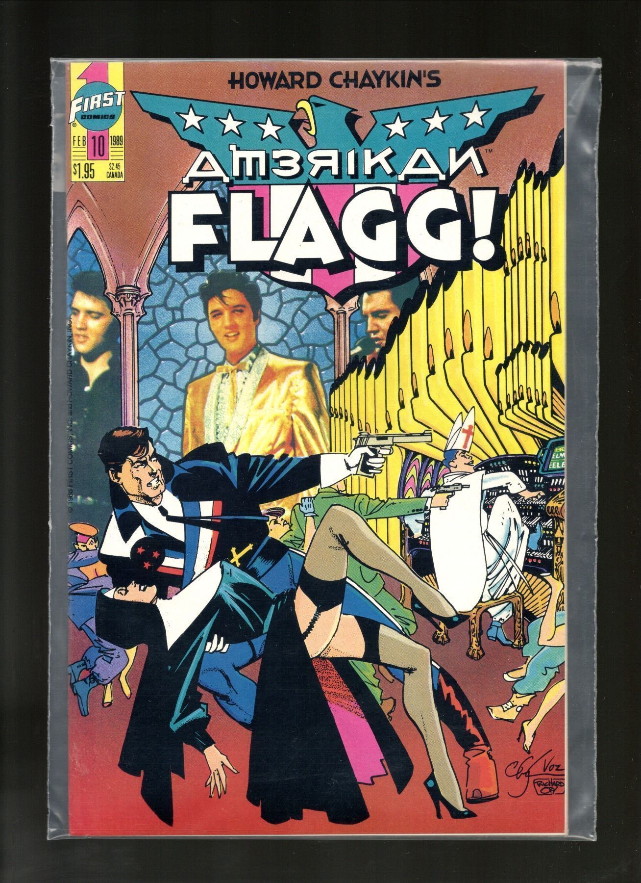 First Comics Amerikan Flagg #10