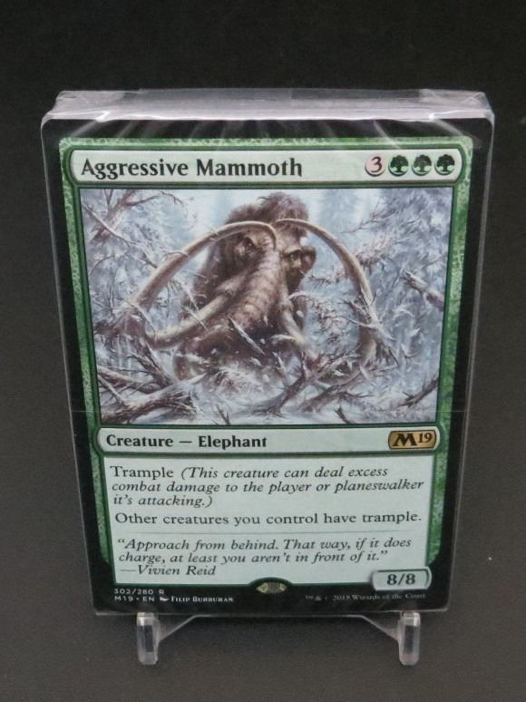New MTG Aggressive Mammoth 302/280 (Planeswalker deck exclusive ...