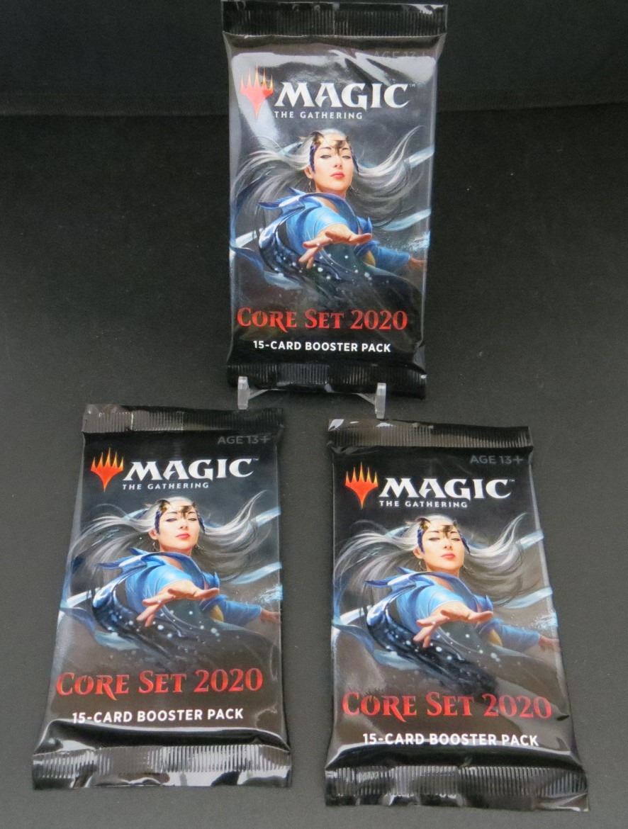 3 Sealed Packs Of Magic The Gathering Core Set 2020 15 Cards Per Pack