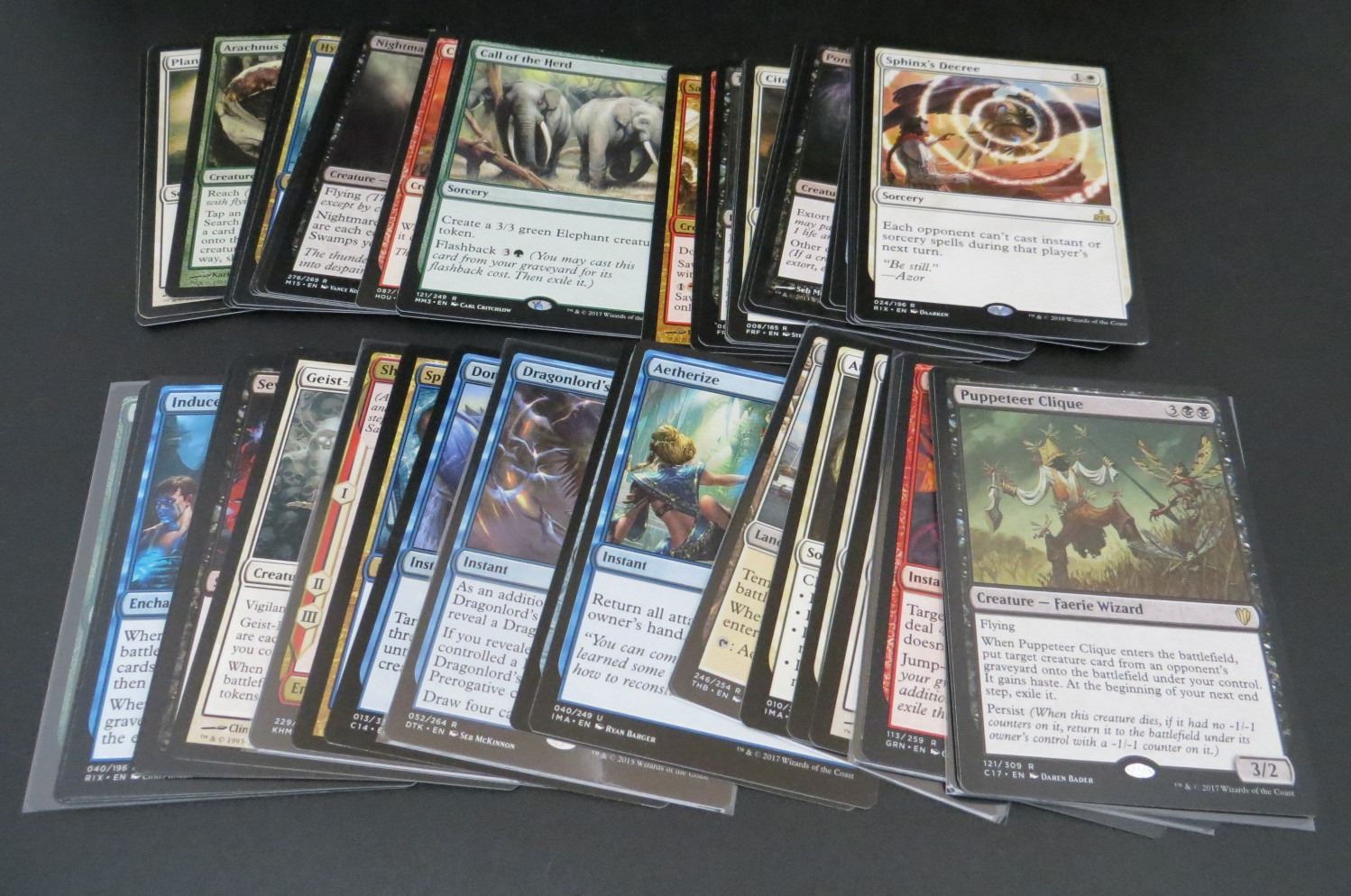 45+ MTG Rare Cards Various Sets & Colors