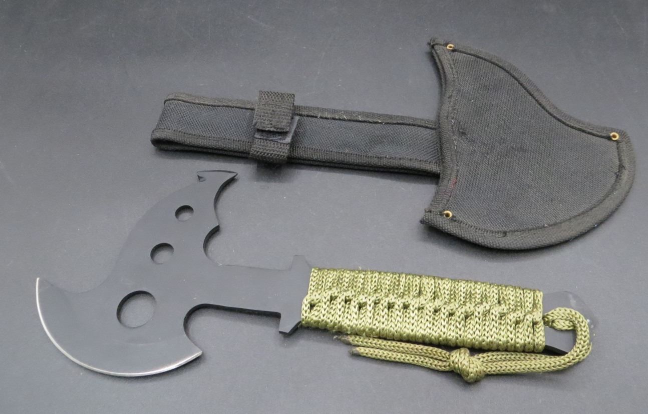 Survival Axe Hatchet Camping Outdoor Tool 10 inches long with Belt Case