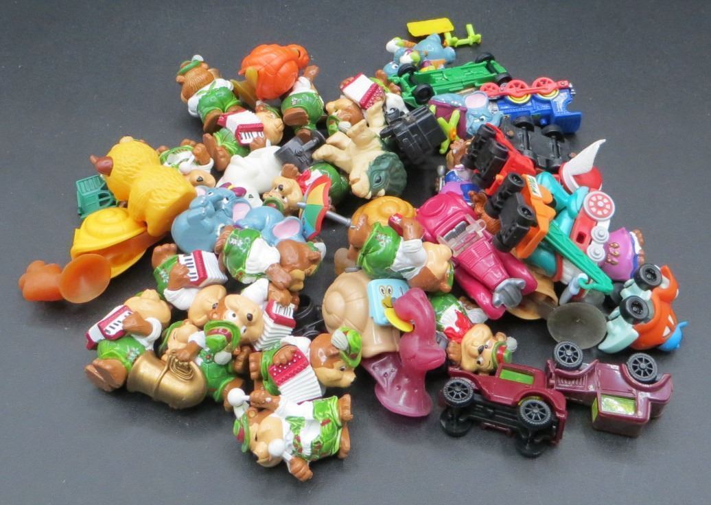 Large Collection Of Vintage Kinder Surprise toys