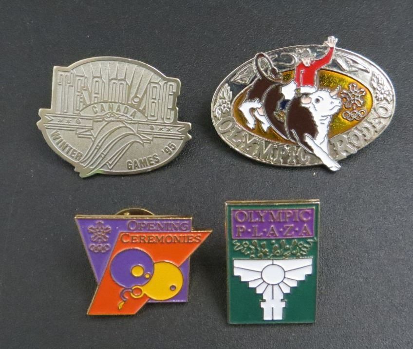 4 Olympic & Winter Games Collector Pins