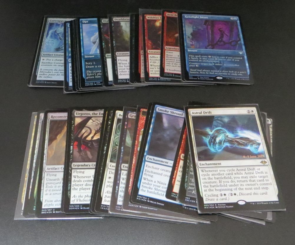 50 Foil MTG Cards includes Commons to Rares Various Sets & Colors