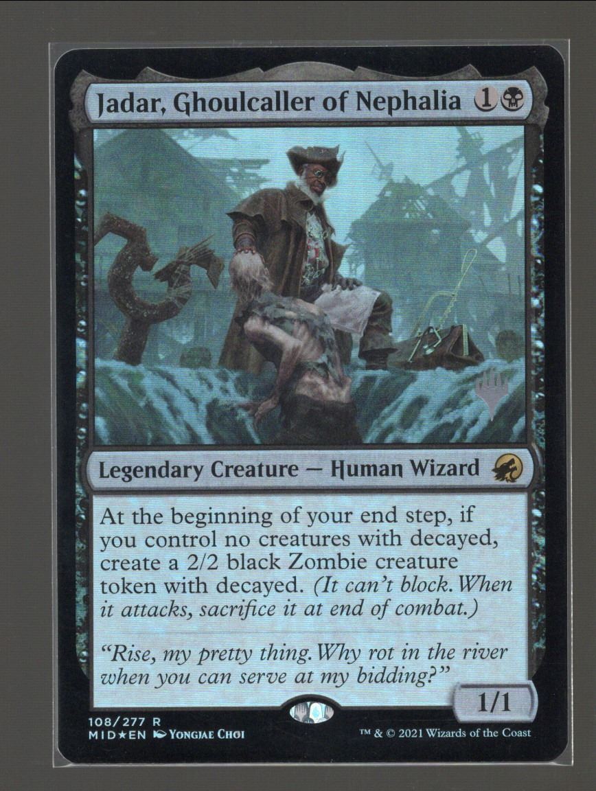 Magic the Gathering Jadar, Ghoulcaller of Nephalia Innistrad Midnight ...