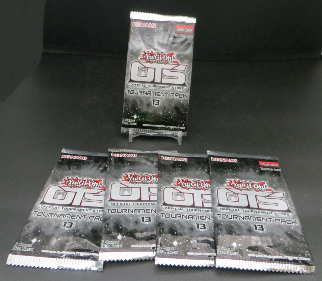5 Sealed Packs Of Yu-Gi-Oh Official Tournament Store Tournament Pack #13