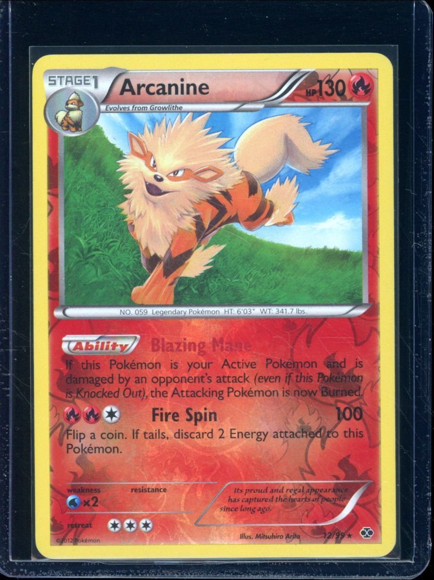 Pokemon Arcanine - 12/99 - Rare Reverse Holo Next Destinies