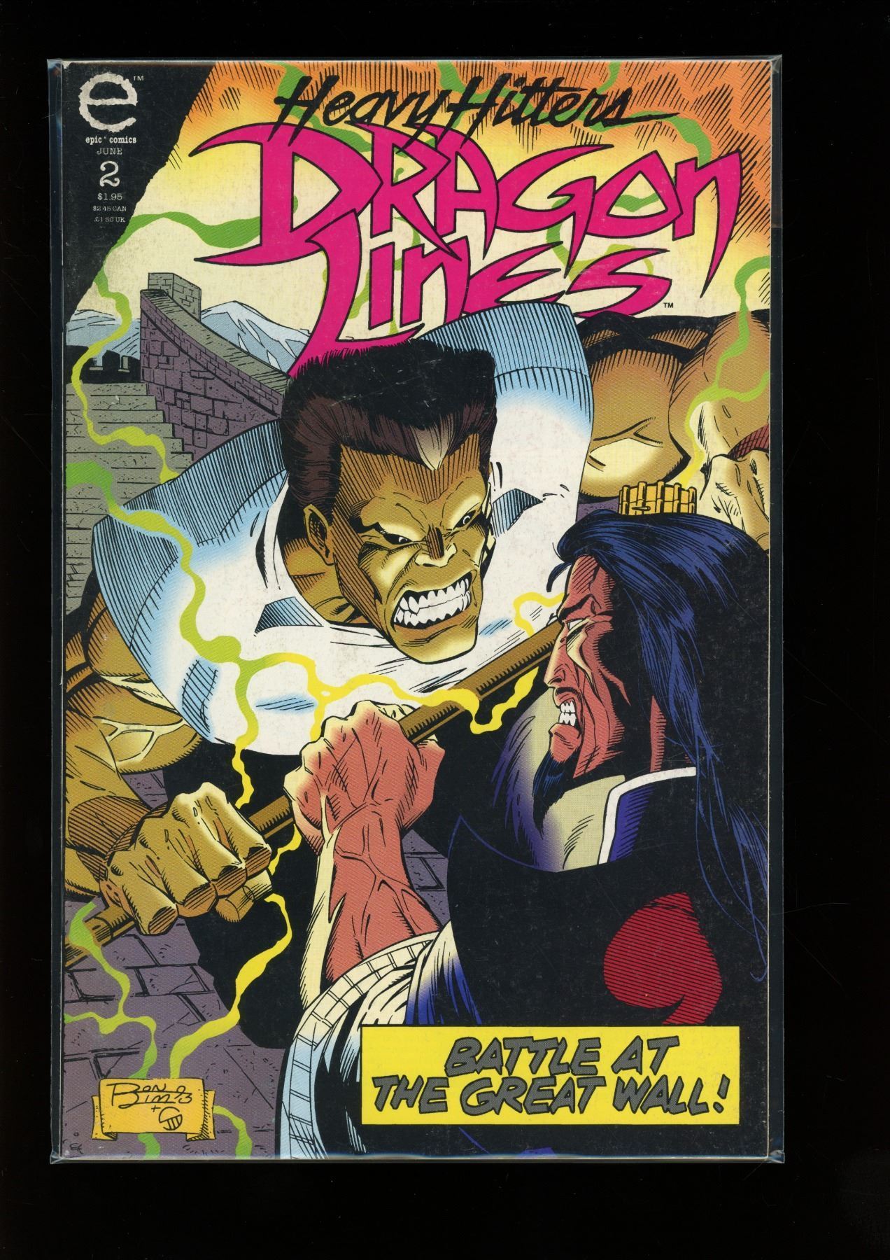 Epic Comics Heavy Hitters Dragon Lines #2