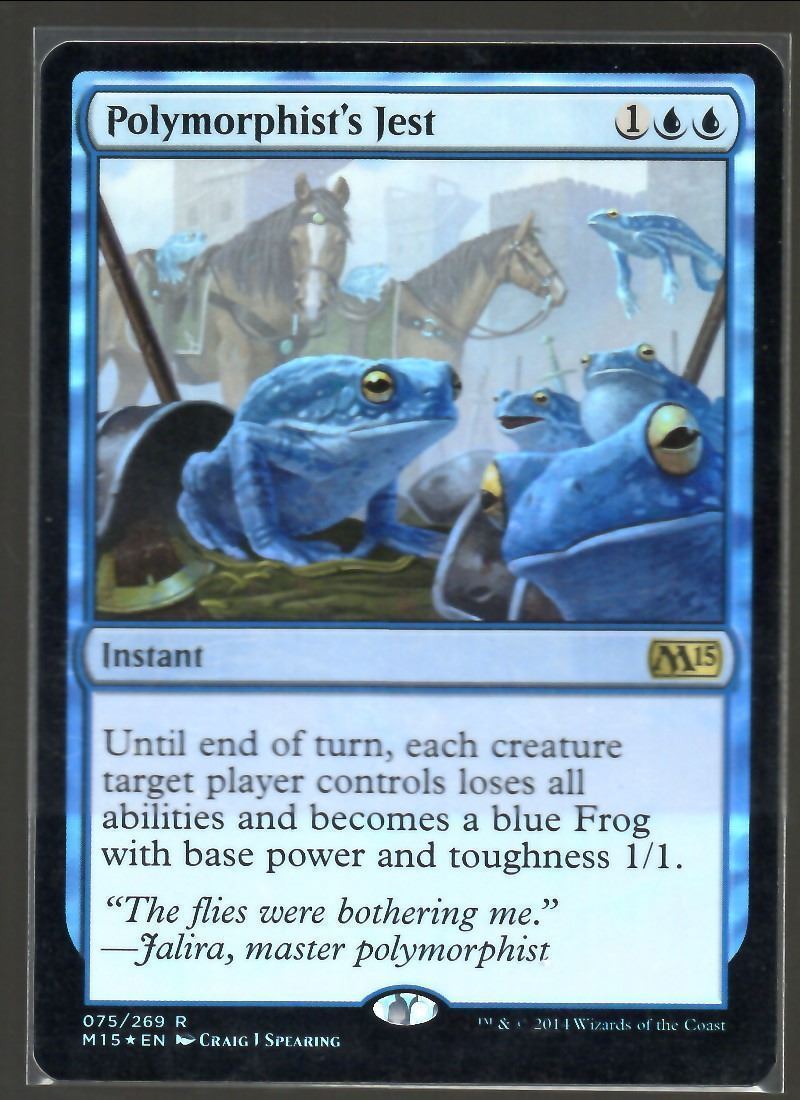 Magic The Gathering Polymorphist's Jest FOIL Magic 2015