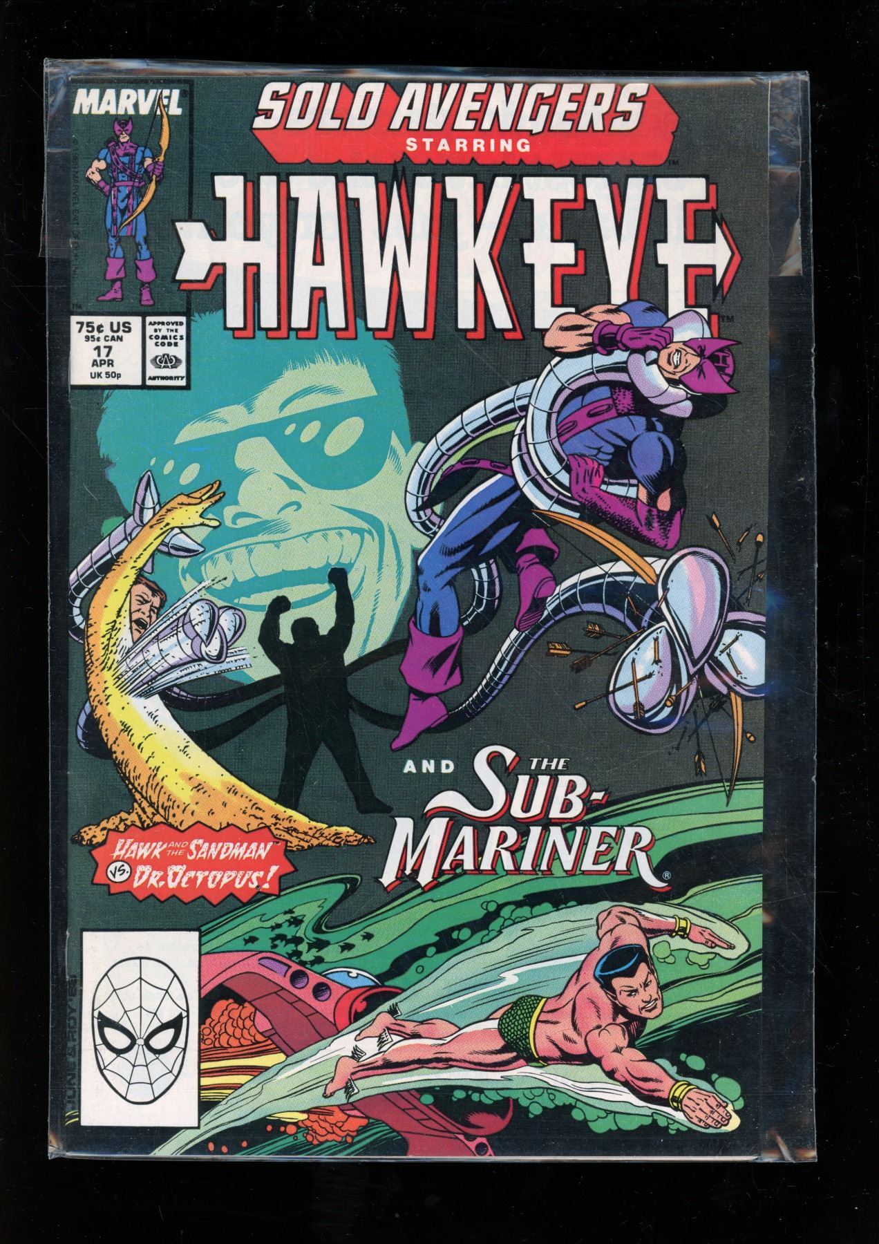 Marvel Solo Avengers Starring Hawkeye and The Sub-Mariner #17