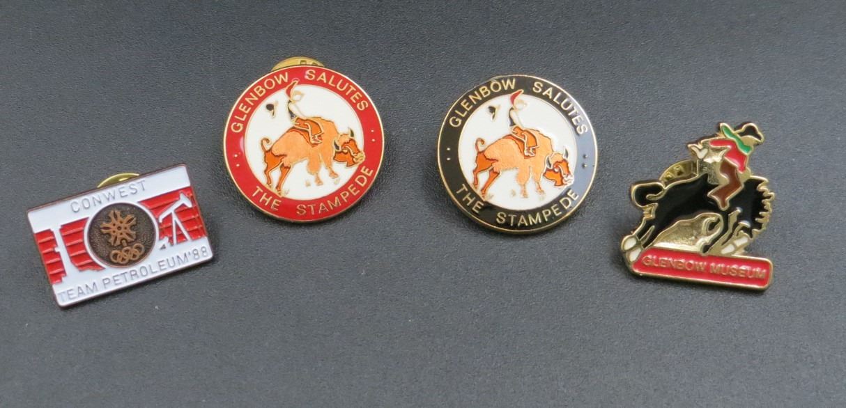 4 Various Enamel Collector Pins