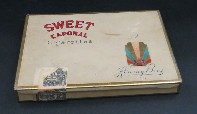 Vintage Sweet Caporal Cigarettes Tin