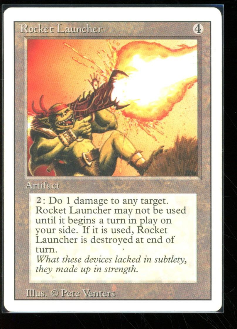 Magic the Gathering Rocket Launcher Revised Edition