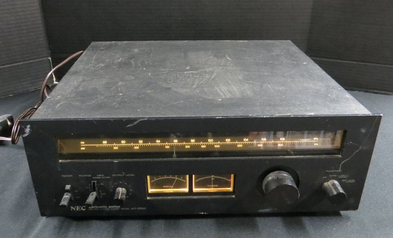 Vintage NEC AUT-8000E Authentic Series FM/AM Stereo Tuner ----Tested In ...