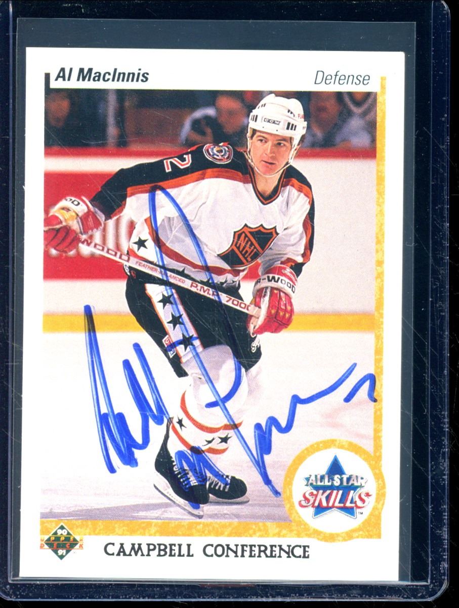 Al MacInnis All Star Autographed Card
