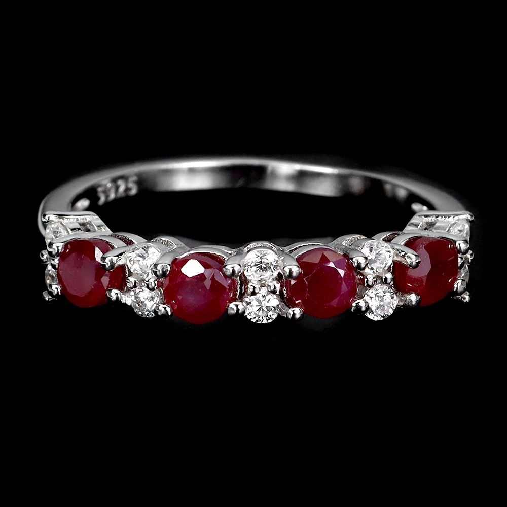 Natural Pigeon Blood Red Ruby Ring