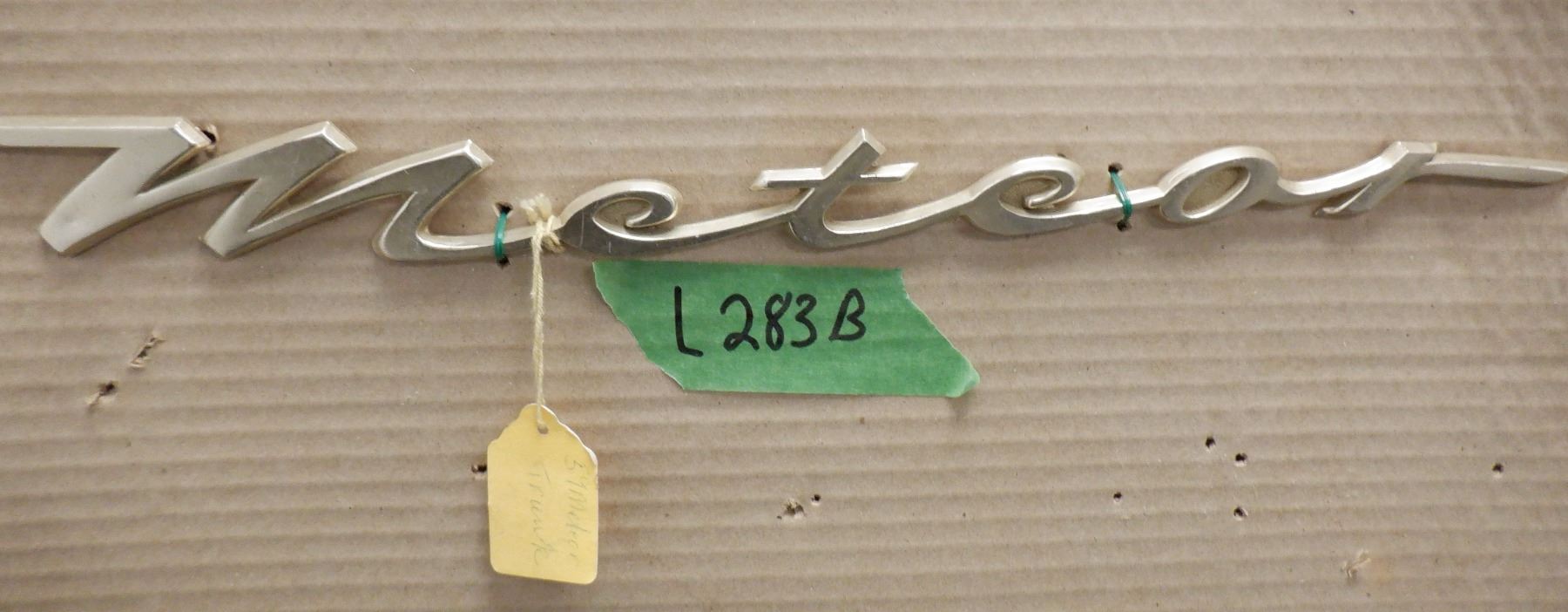 Ford Meteor auto badge for restoring vintage vehicle