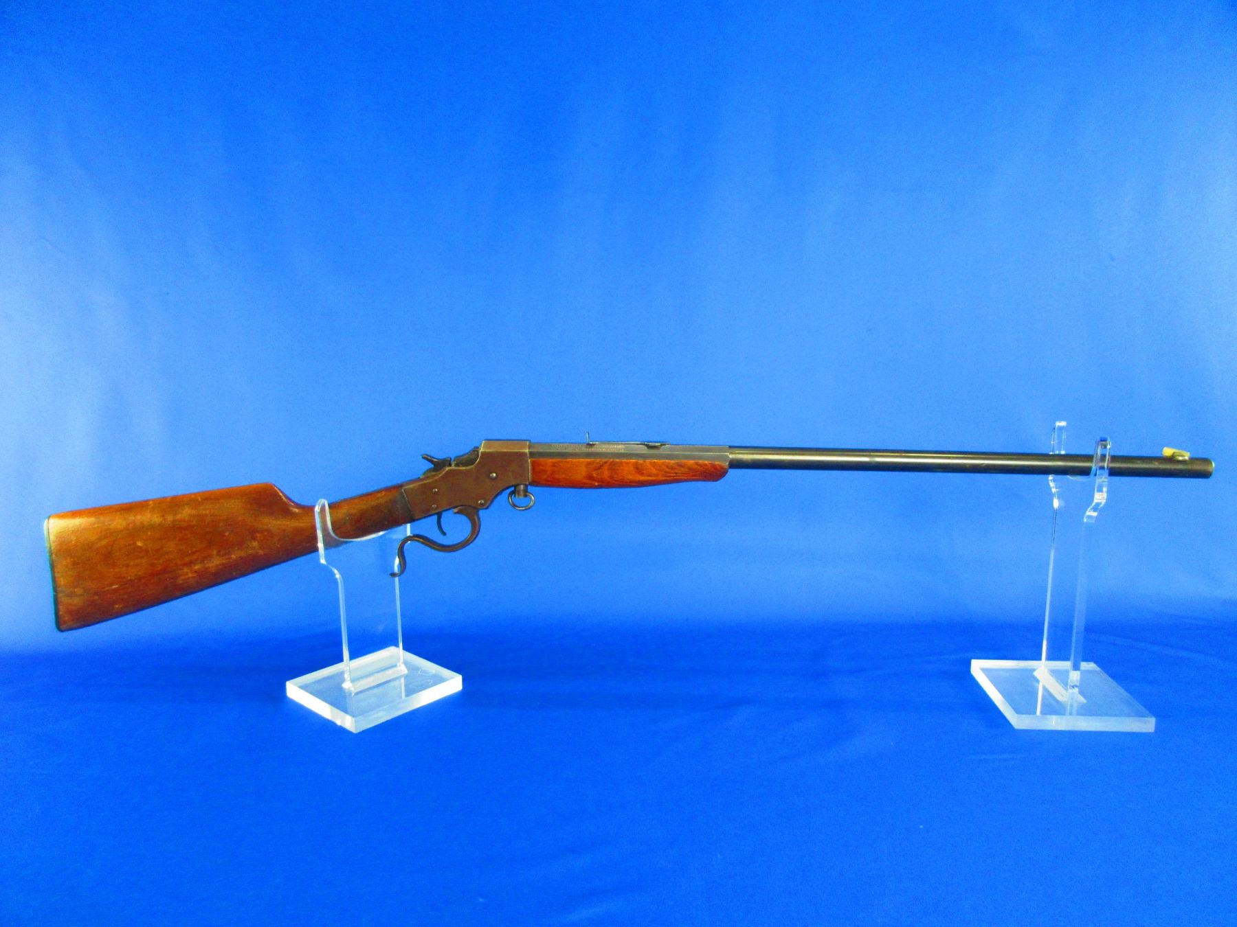 J Stevens Lever Action Falling Block Rifle- .22 LR- 22" Barrel- Missing ...