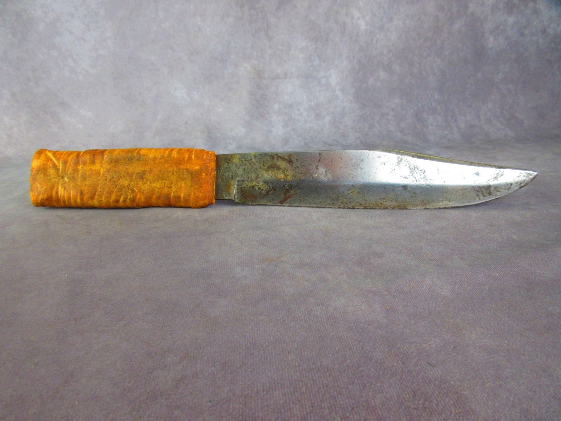 Marked "Original Bowie Knife" Clip Point Bowie Knife- 10" Blade- 6 ...