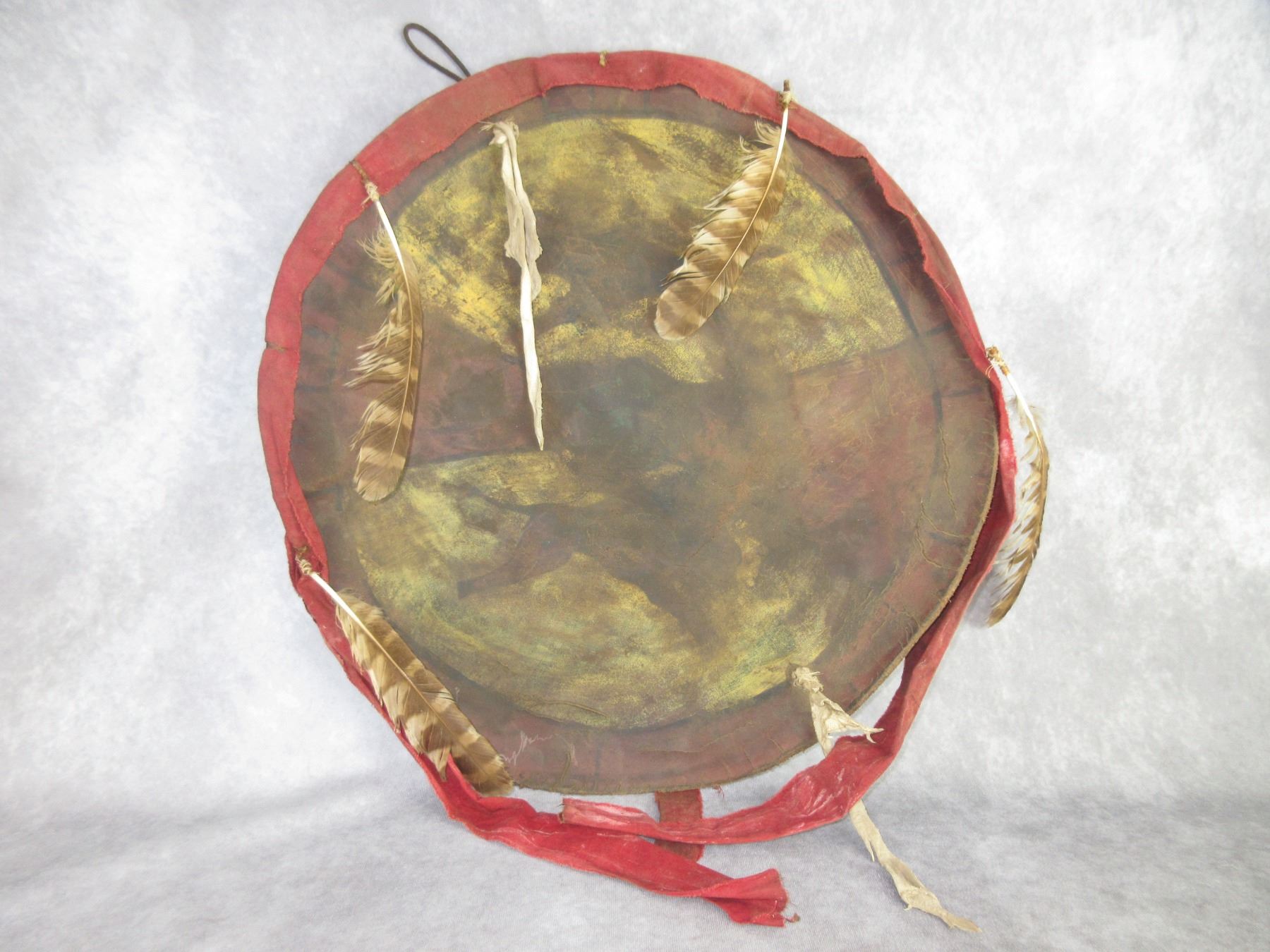 Late 1800's Buffalo Hide Indian Battle Shield- Traces Of Buffalo ...
