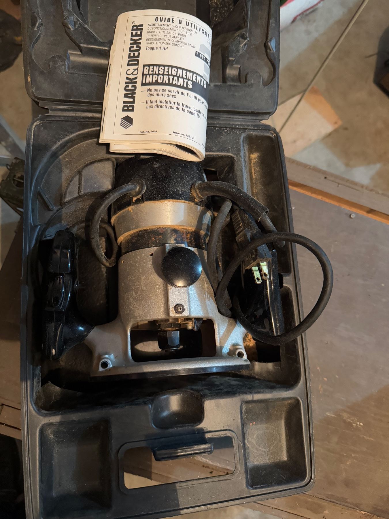 Black & Decker router