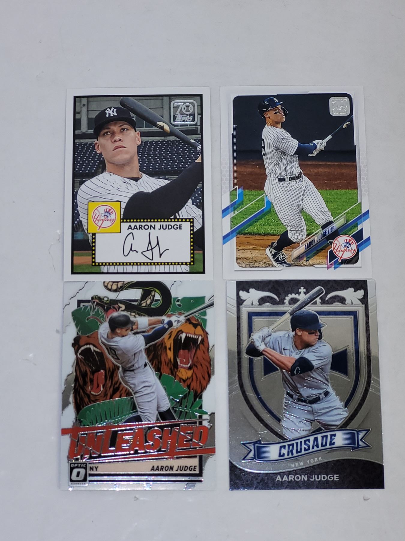 Lot of Aaron Judge Baseball Cards