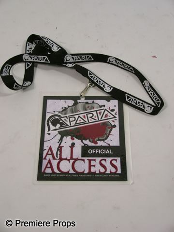 Warrior Sparta All Access Pass Movie Props Lanyard Movie Props