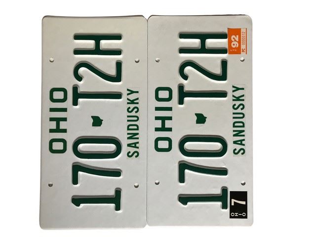 Diggstown Fitz (Oliver Platt) License Plates Movie Props