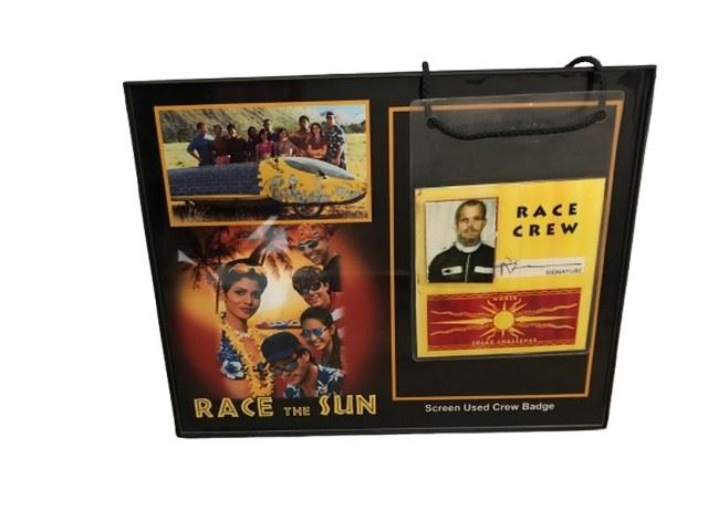 Race the Sun Crew Badge Movie Props