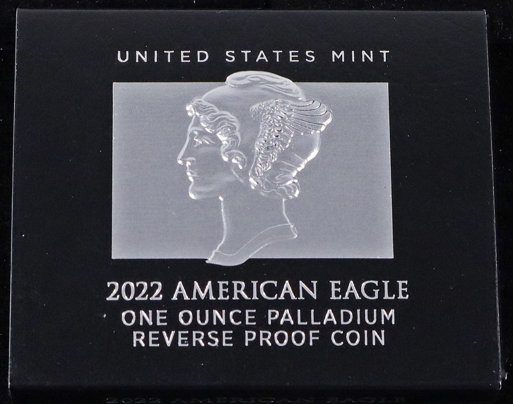 2022 REVERSE PROOF PALLADIUM EAGLE US MINT