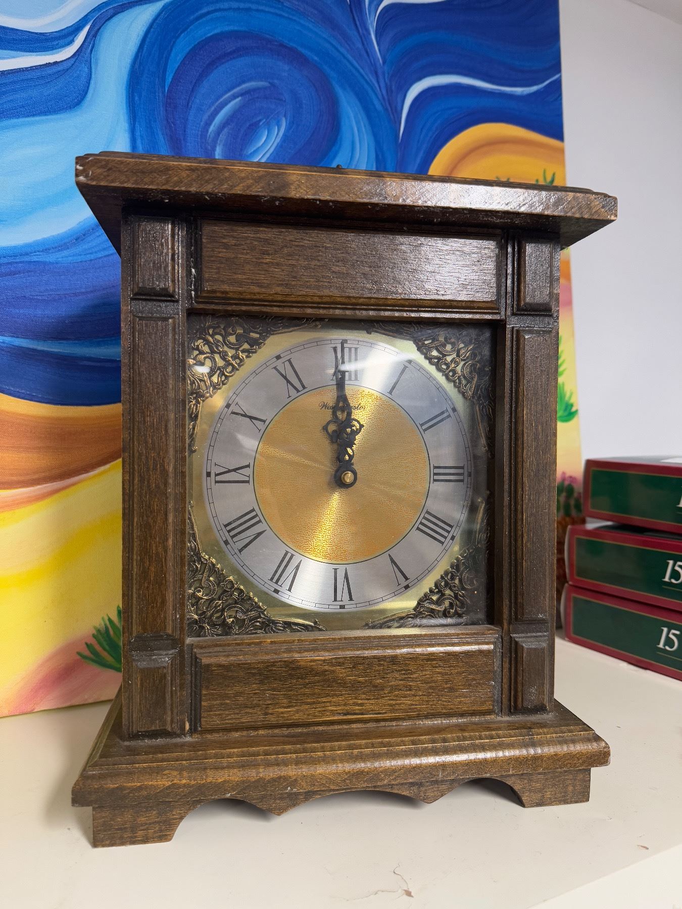 Westminster battery operated clock untested