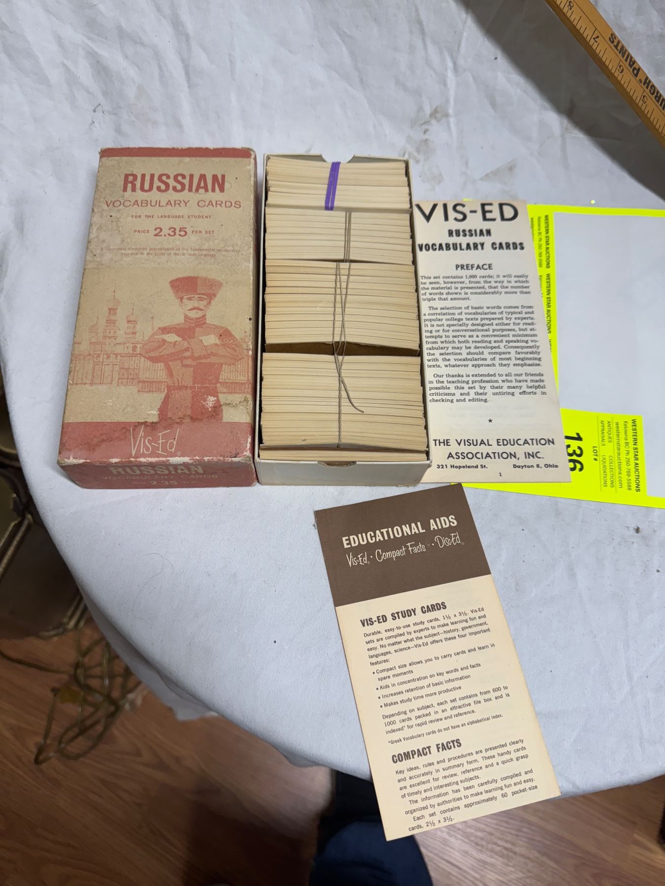 Russian vocabulary cards