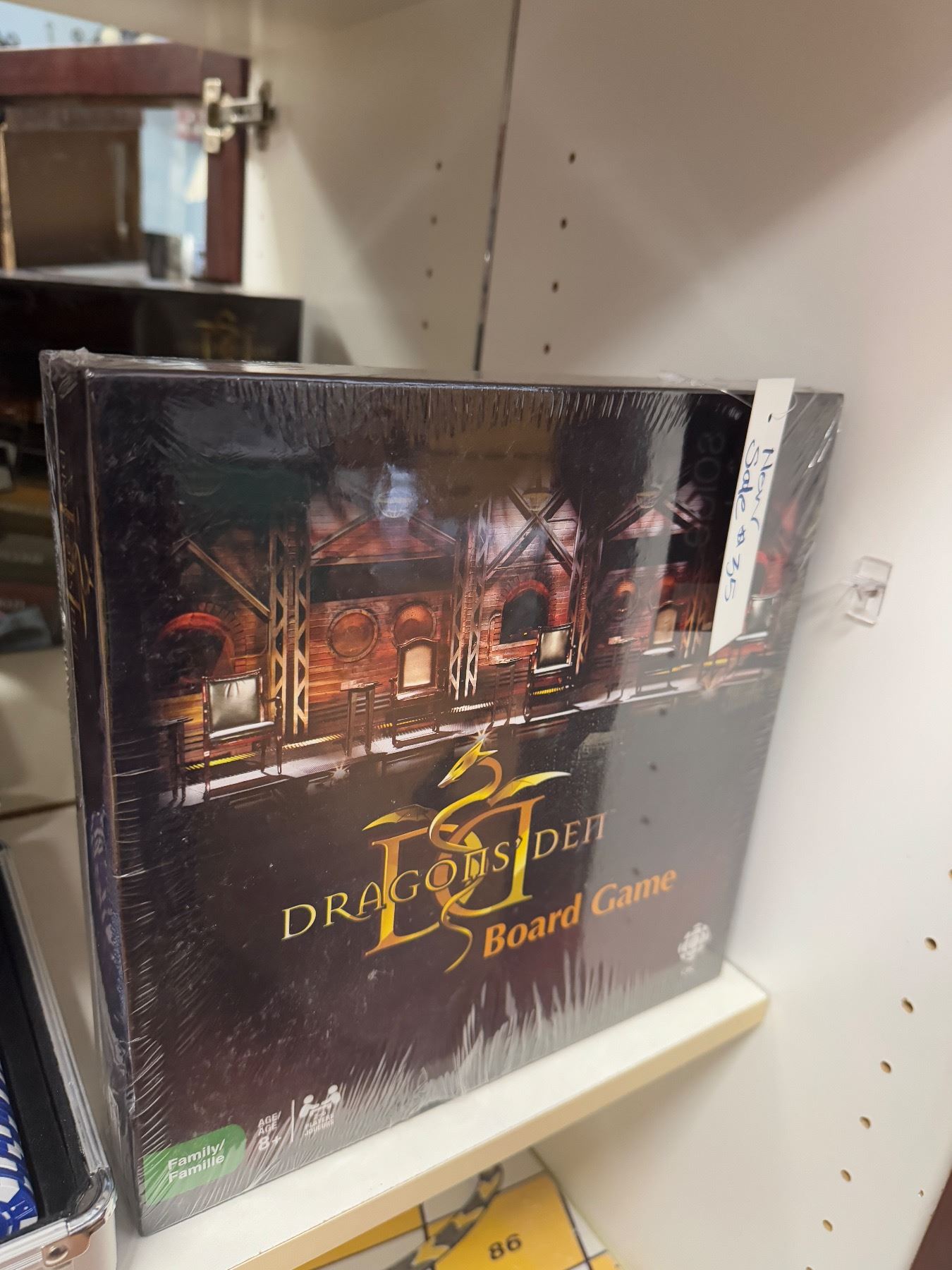 Sealed dragons den board game