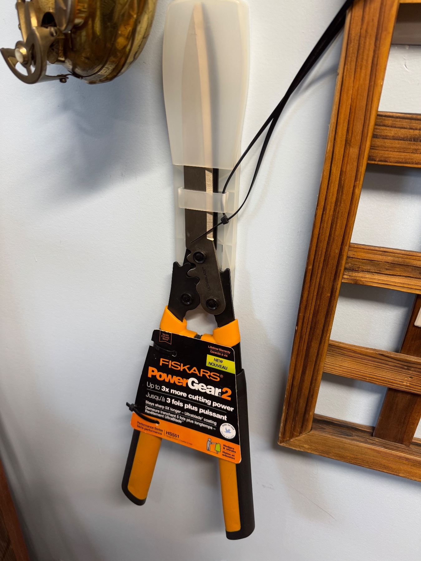 New Fiskars power gear, two hedge and tub clippers