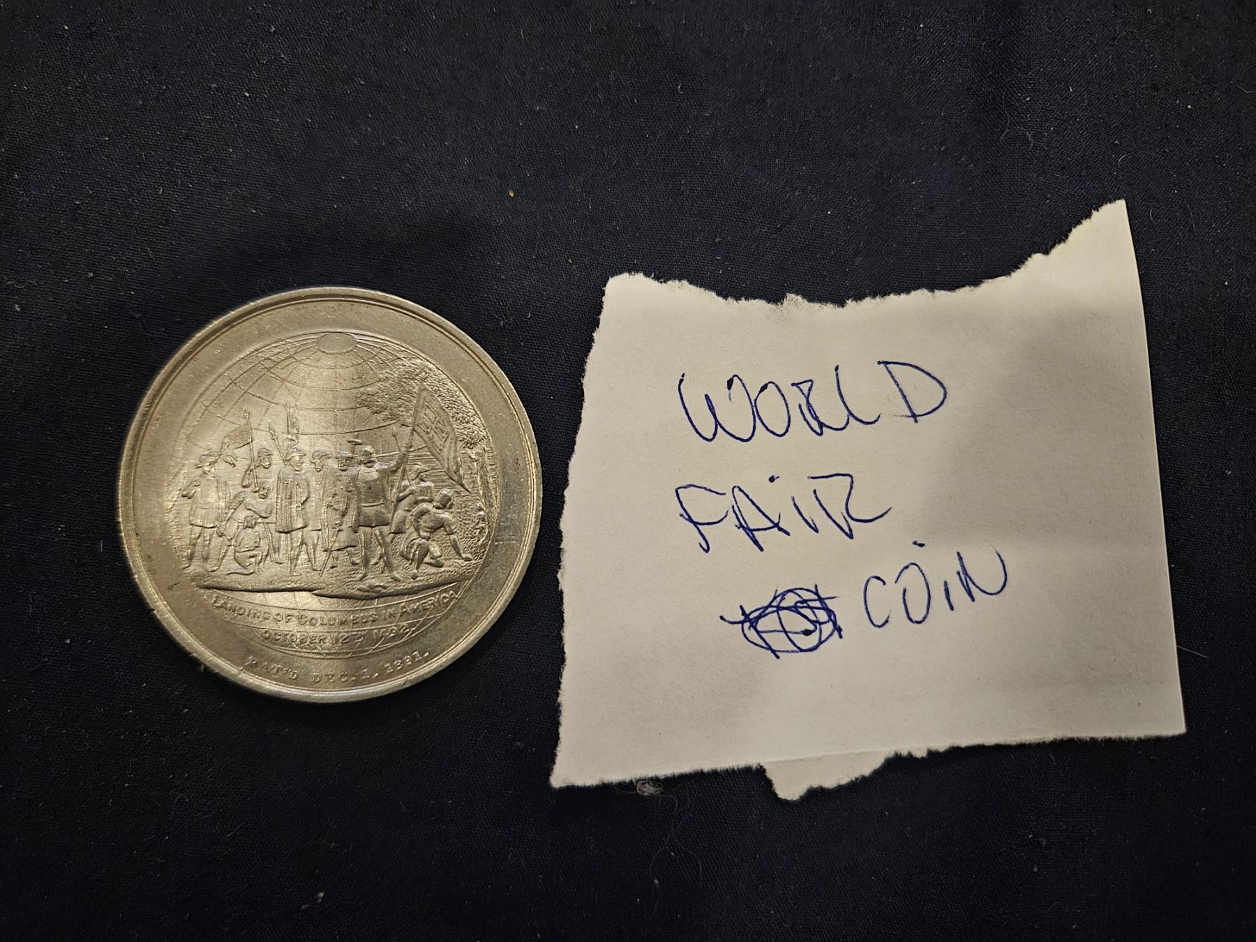 World fair coin World fair coin