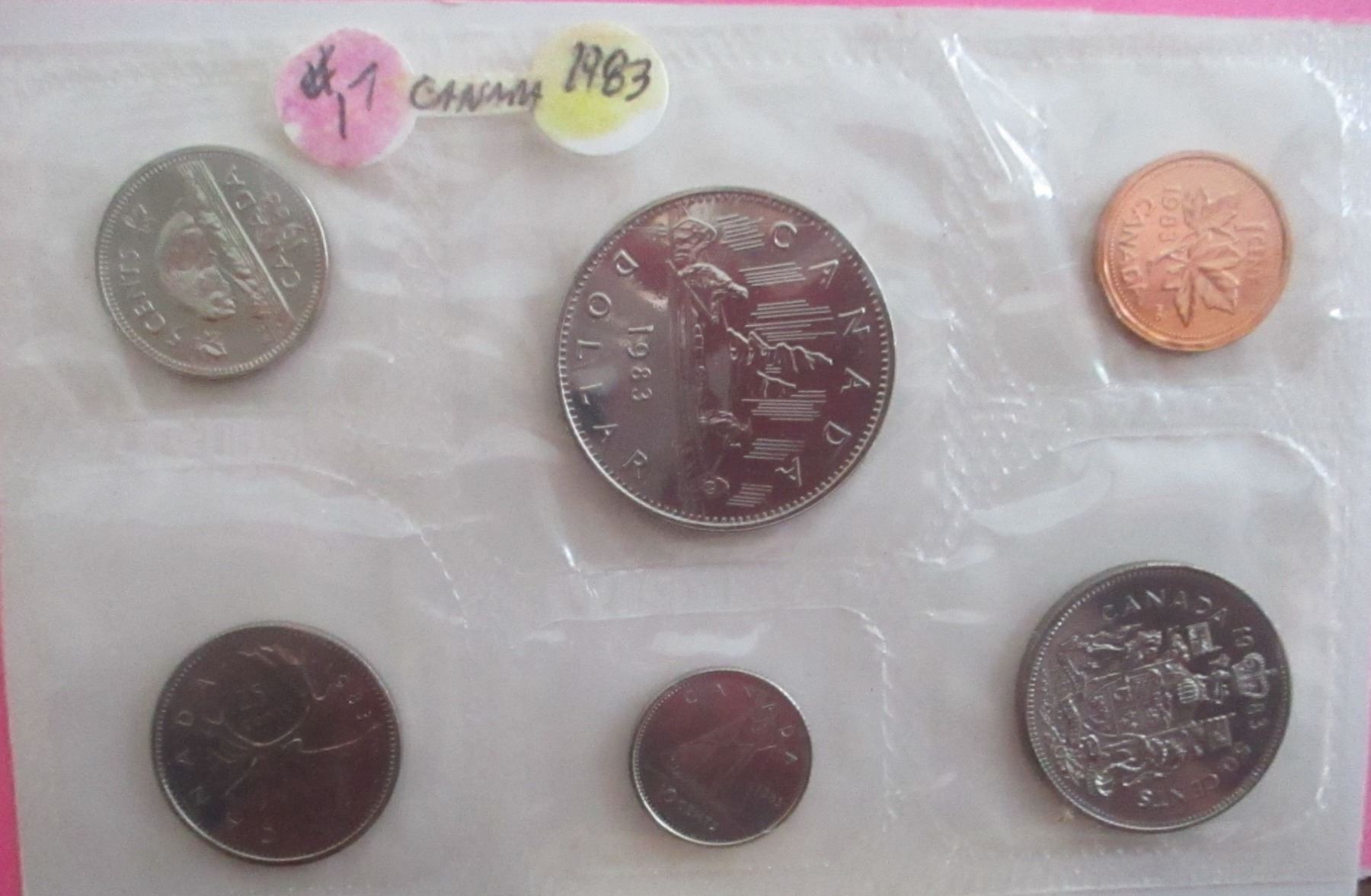 1983 PROOF CANADA MINT SEALED COIN SET
