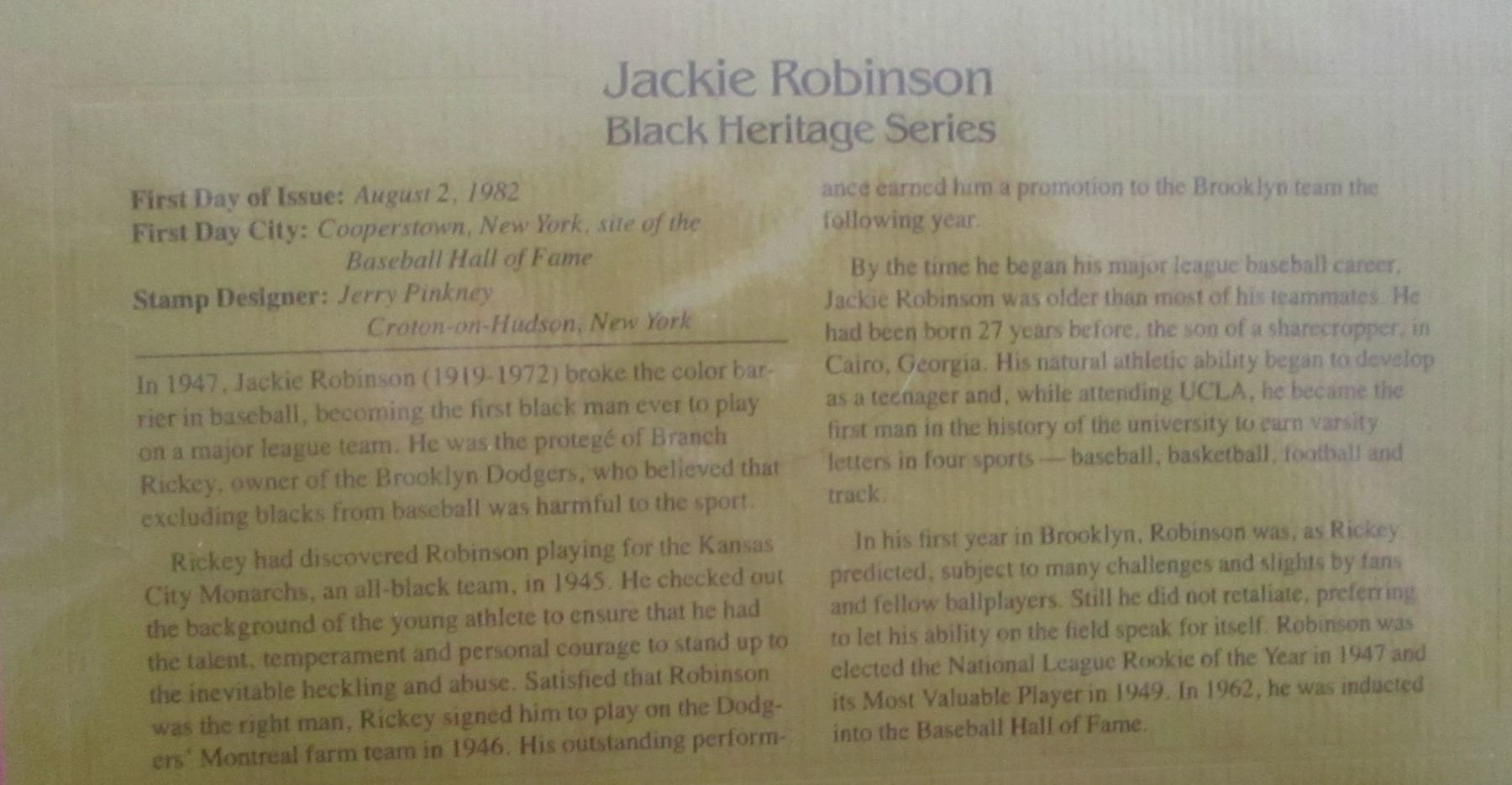 JACKIE ROBINSON (BLACK HERITAGE SERIES) 22 KT GOLD SHIELD