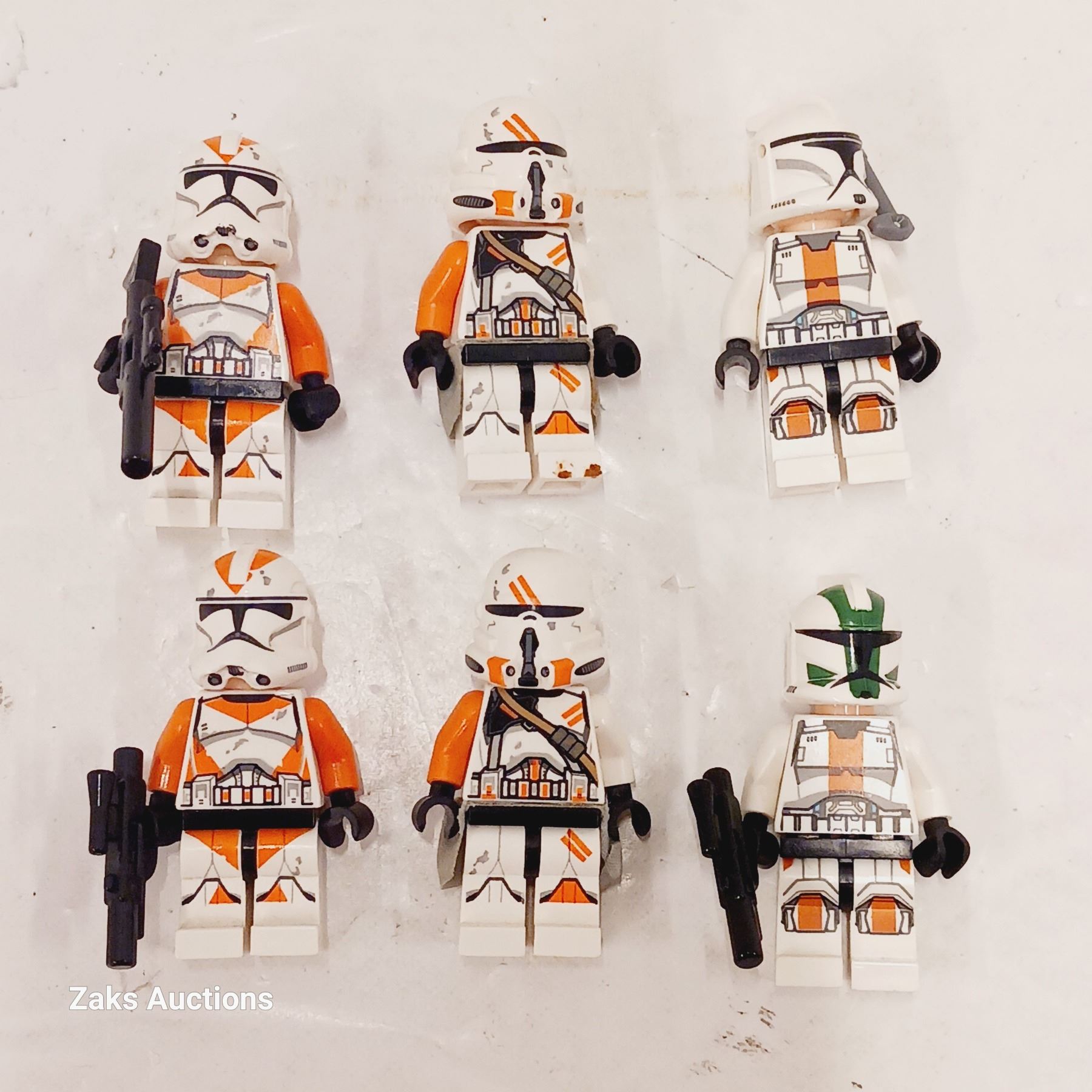 Lego 75036 Two Star Wars: Utapau Troopers + 75036 Two Airborne Clone Trooper & Two More Clone Minifi