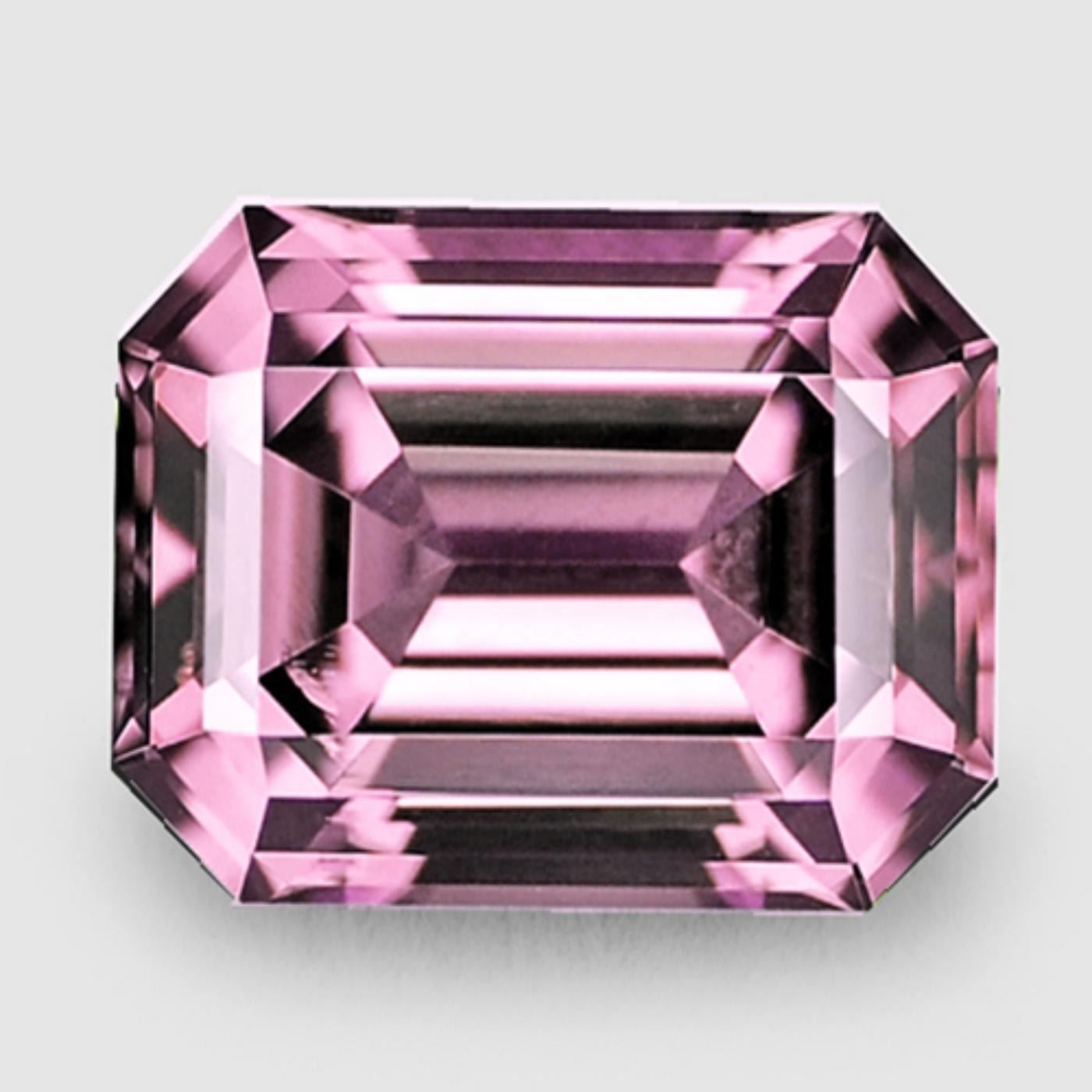 Natural Rare Purple Pink Octagon Diaspore {Flawless-VVS}
