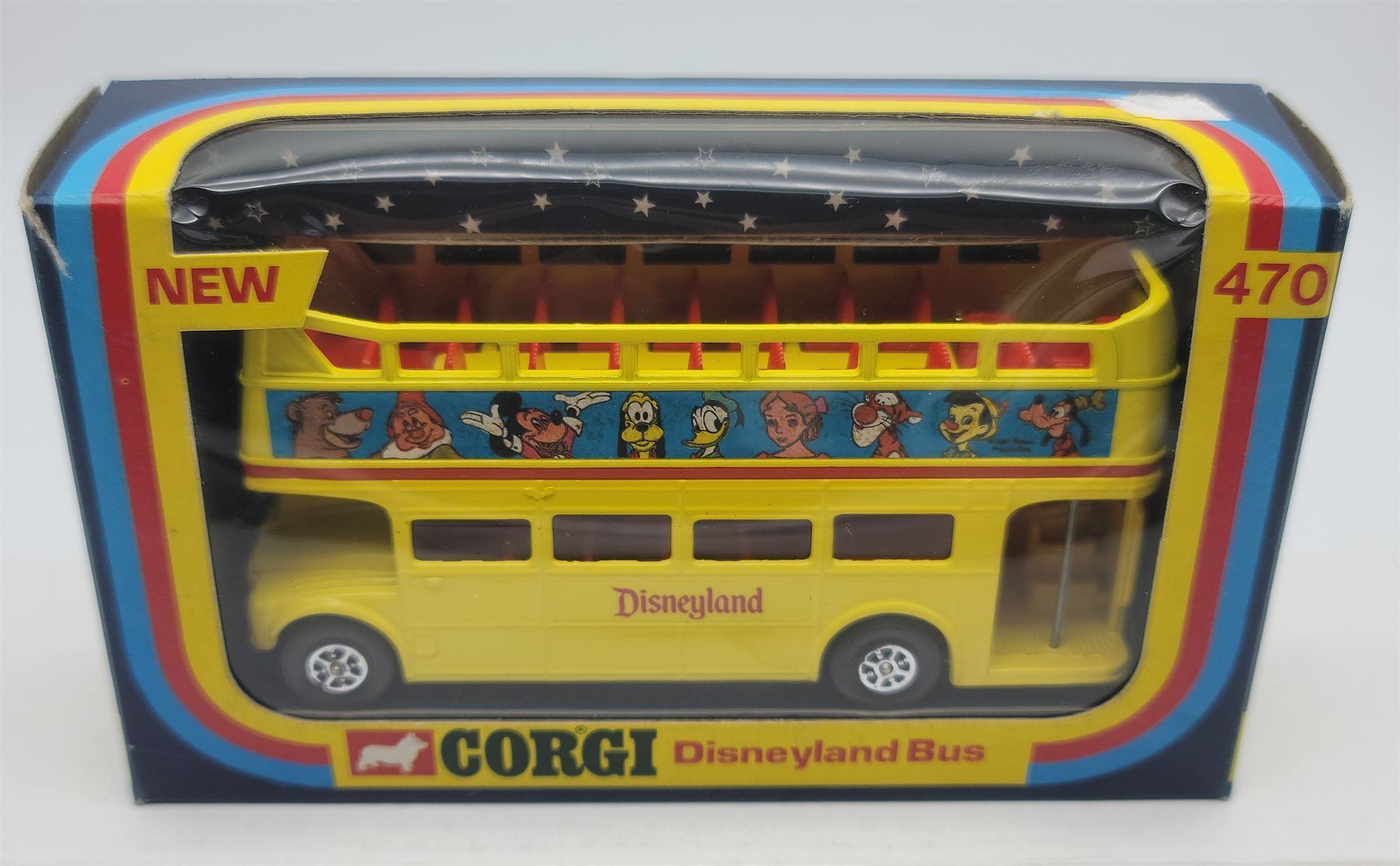 Corgi Toys # 470 Disneyland Double Decker Tour Bus in Original Box ...